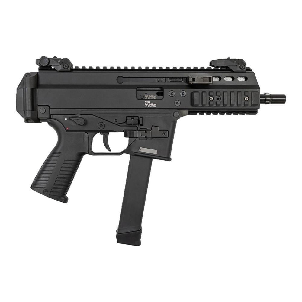 B&T APC9 Pro Handgun 9mm Luger 33rd Glock Magazine 6.8" Barrel Black ...