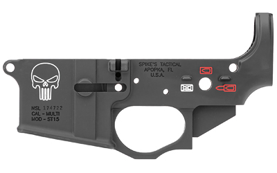SPIKE'S STRIPPED LOWER(PUNISHER) - Firearms Direct Club