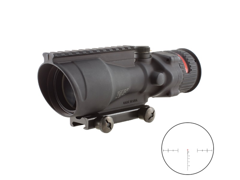 TRIJICON ACOG 6X48 50BMG BAC CHEVRN RED - Firearms Direct Club