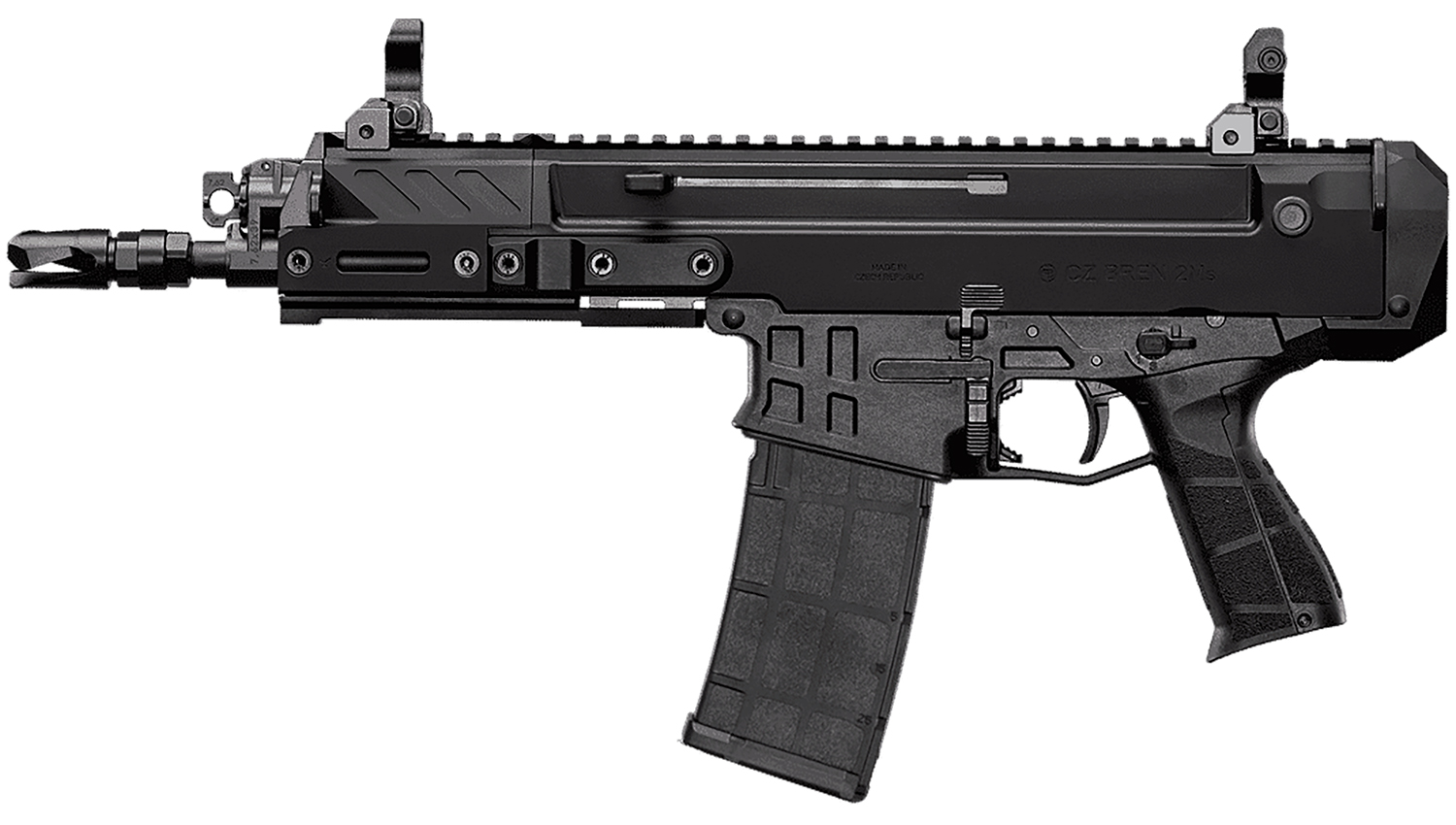 CZ-USA 91450 Bren 2 MS 5.56x45mm NATO 30+1 8.26" Black Cold Hammer ...