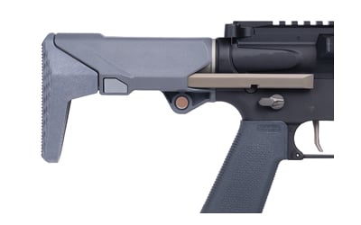 Q Shorty Stock Gray — Fits AR/M4 - Firearms Direct Club