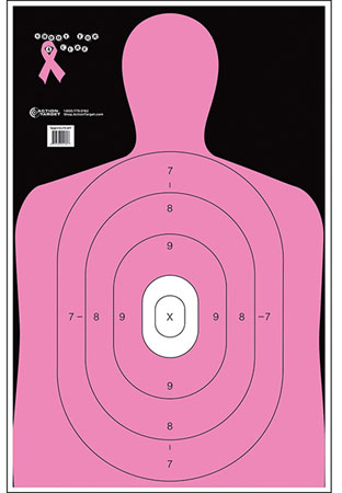 Action Target B27ENPT100 Qualification Shoot For The Cure Silhouette ...