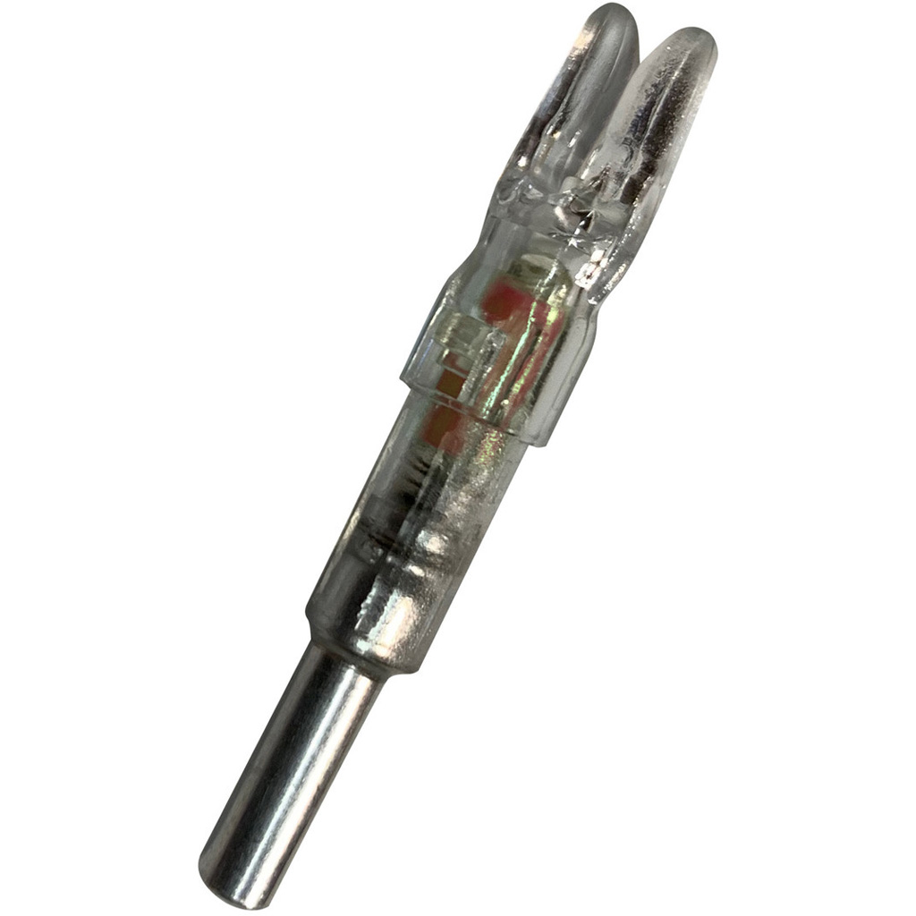 Flex Fletch LIT Lighted Arrow Nocks .246 Red 3 Pk. - Firearms Direct Club