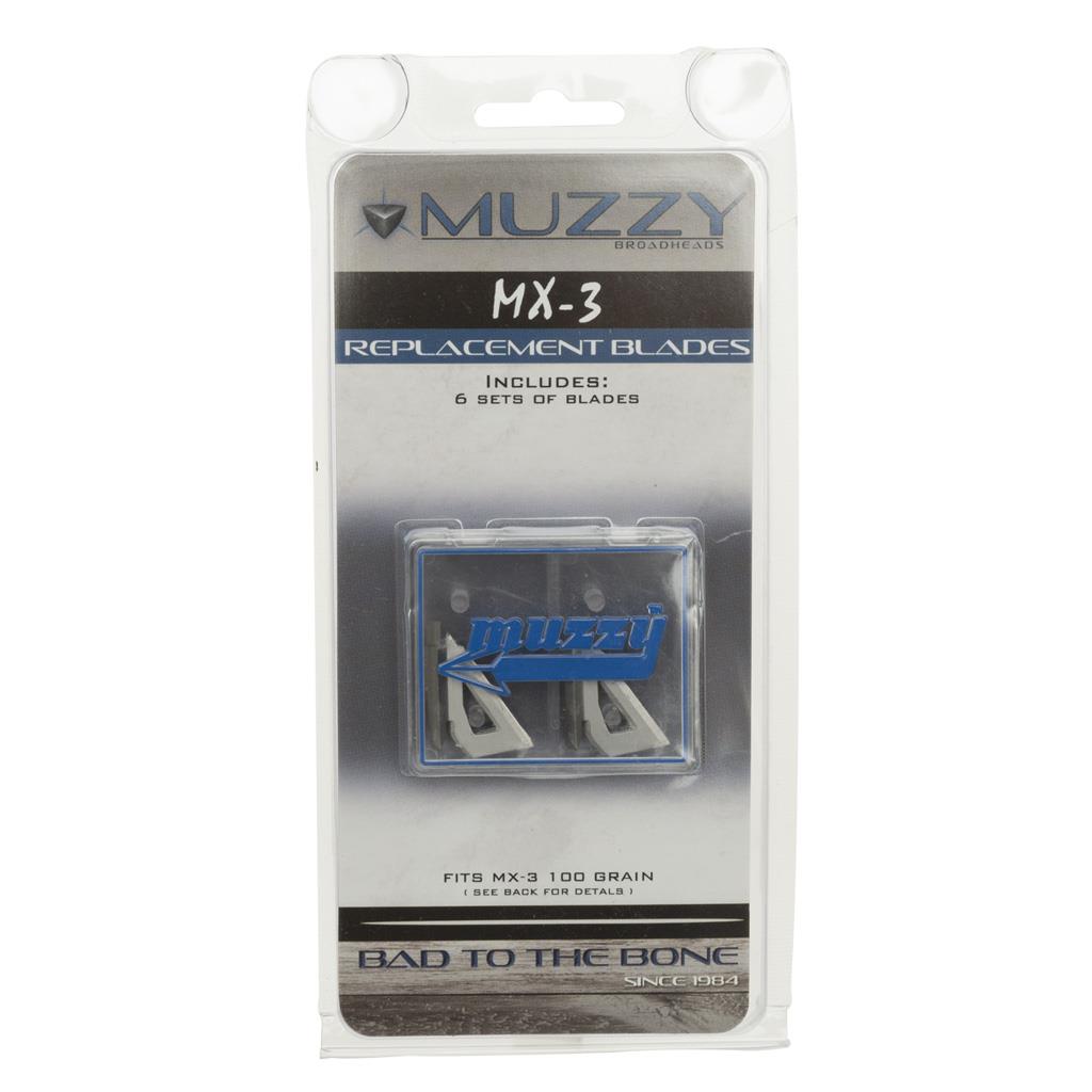 Muzzy Replacement Blades MX-3 100 Gr. 9 Pk. - Firearms Direct Club