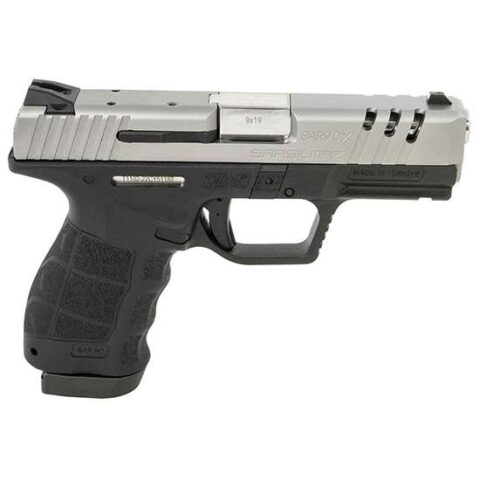 SAR USA SAR9X COMPACT BLK/STS 9MM PSTL - Firearms Direct Club