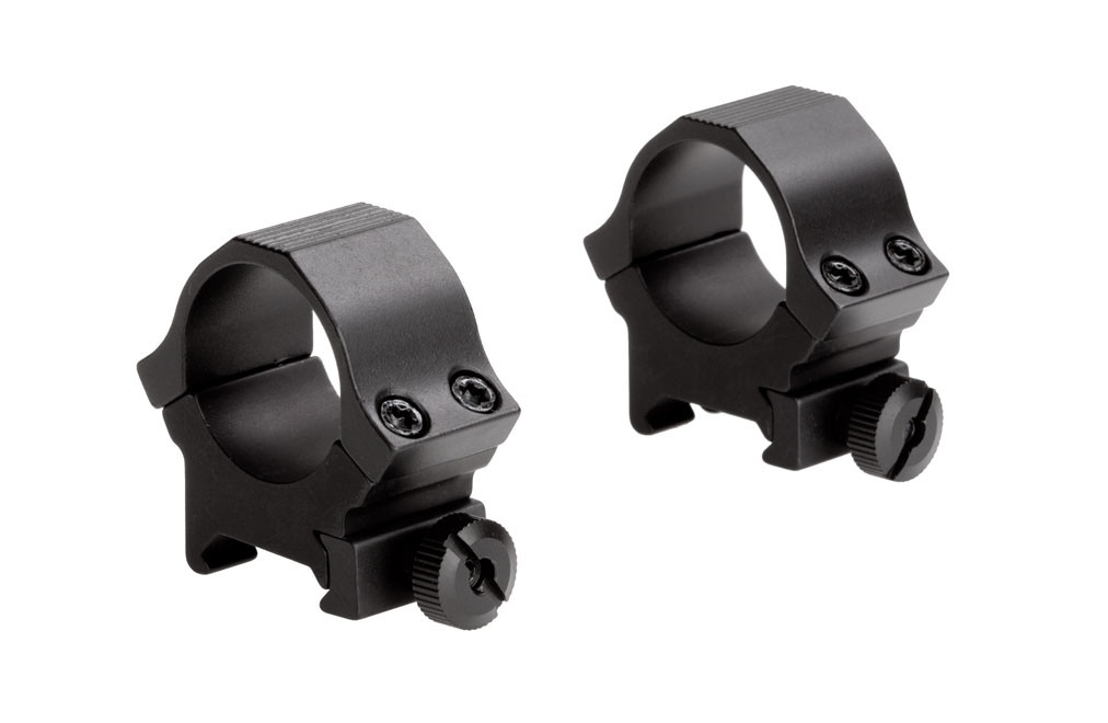 SUN OPTICS 1" MED SPORT RINGS BLK - Firearms Direct Club