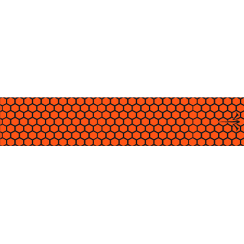 White Water Archery Honeycomb Fade Arrow Wraps Open Flo Orange 5 In. X ...