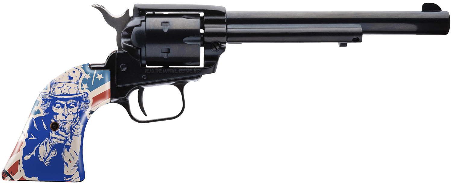 Heritage Mfg RR22B6-US09 Rough Rider 22 LR 6 Shot 6.50" Black Black ...