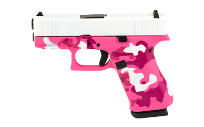 Glock G43X 9mm 10rd Pink Commando, 3.41" Barrel - Firearms Direct Club