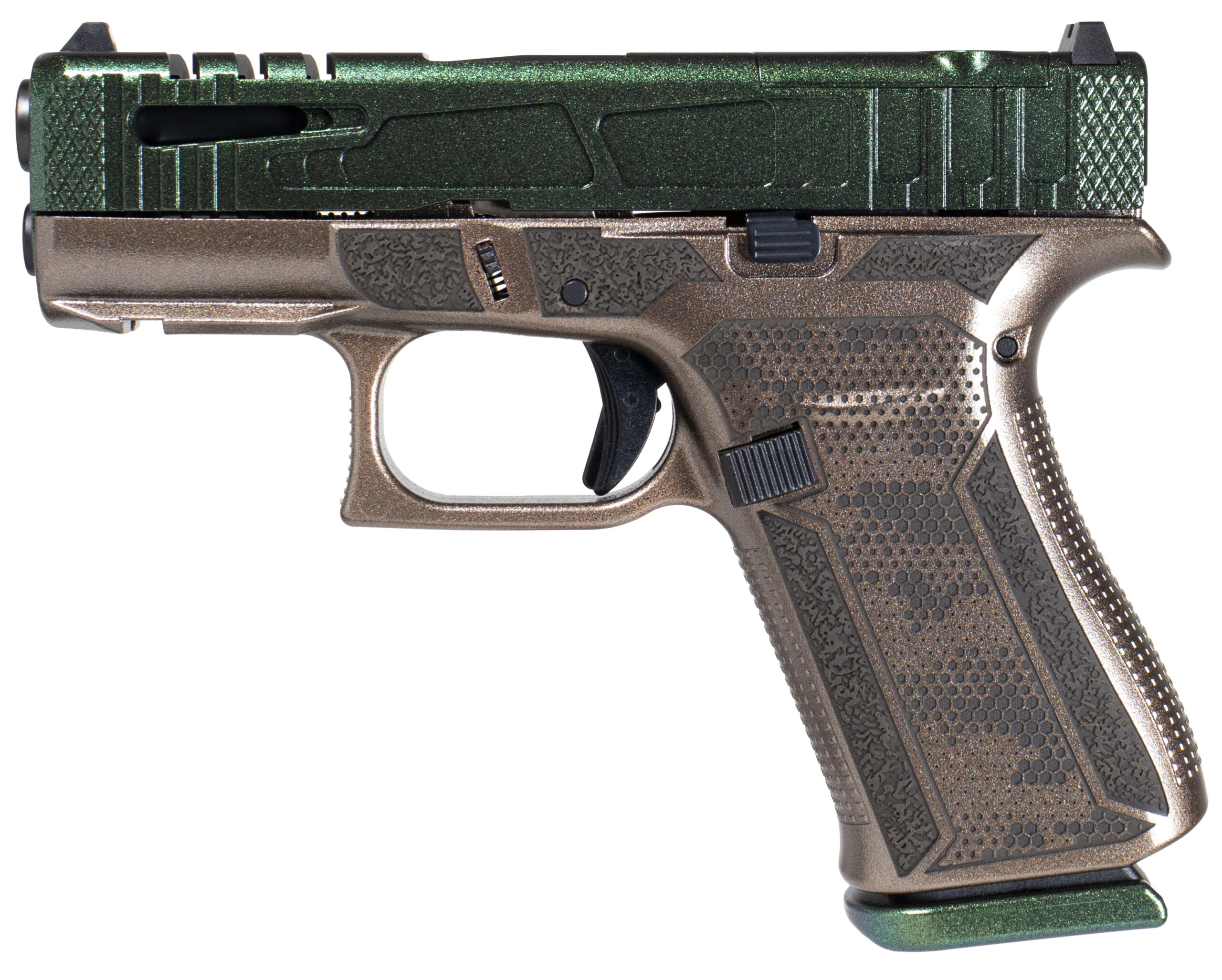 Glock GLK Shark Coast Tactical 43X Cypress Raptor Cut - Firearms Direct ...