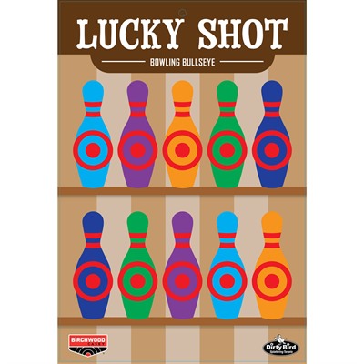 DIRTY BIRD LUCKY SHOT BOWLING PINS 12 X 18'' TARGETS 6 PACK - Firearms ...