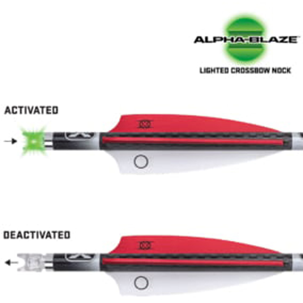 TenPoint Pro Elite 400 Lighted Carbon Arrows 20 In. Alpha Blaze Nocks 3 ...