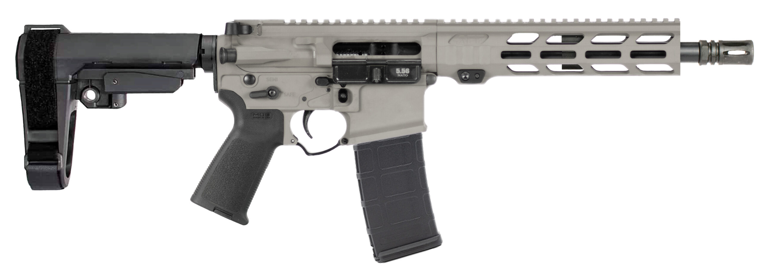 APF 5.56 PISTOL 2.0 10.5 BULL SHARK GRY - Firearms Direct Club