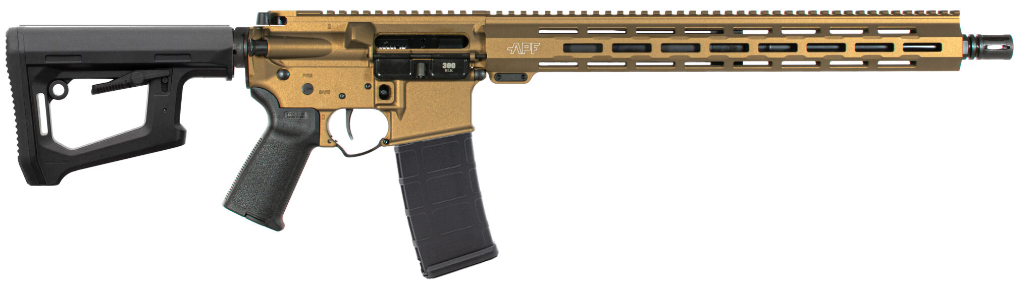 APF 5.56 NATO FURY 16 BURNT BRONZE MLOK - Firearms Direct Club