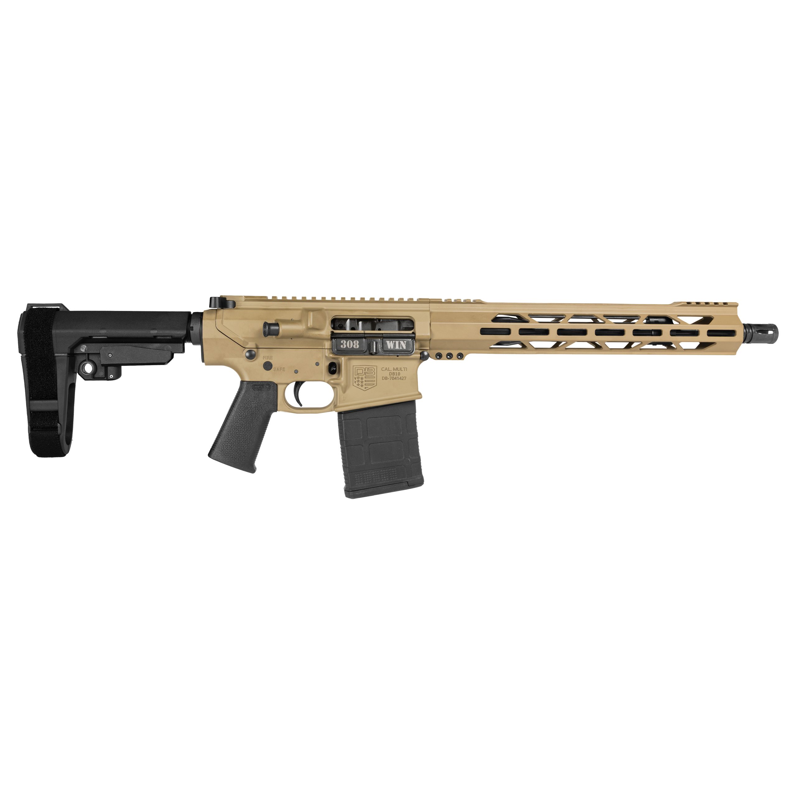 DIAMONDBACK FIREARMS DB10 PIST 308WIN FDE SBA3 - Firearms Direct Club