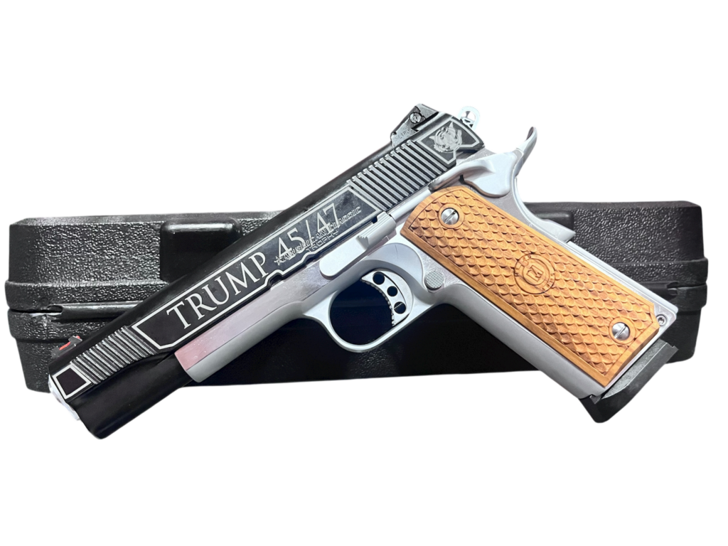 AMERICAN CLASSIC II 1911 9MM TRUMP 45/47 CHROME/BLACK 9RD - Firearms ...