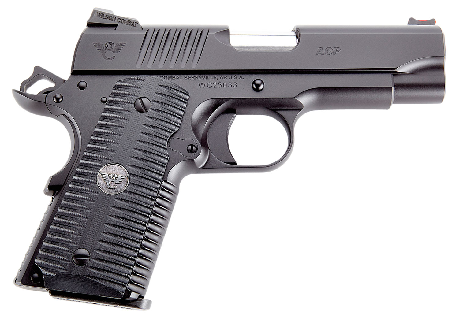 Wilson Combat ACPCP9 ACP Compact SAO 9mm Luger 4" 8+1 Black Armor-Tuff ...