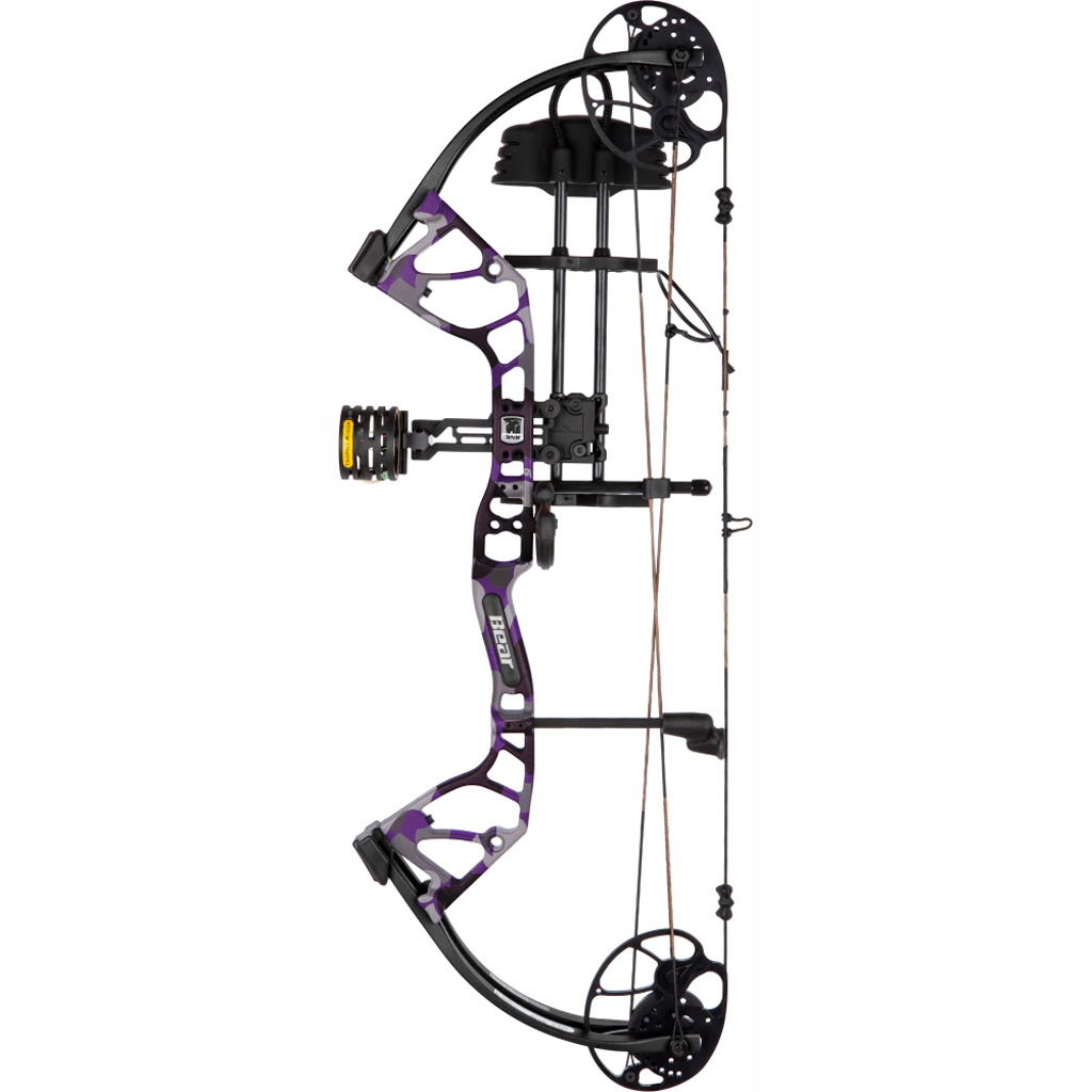 Bear Royale RTH Bow Package Fred Bear Twilight/Black 50 Lbs. LH ...